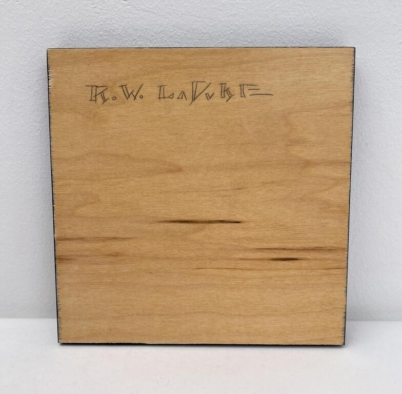 Robert LaDuke | Robert LaDuke Oil on Board Painting (Circa 2001 ...