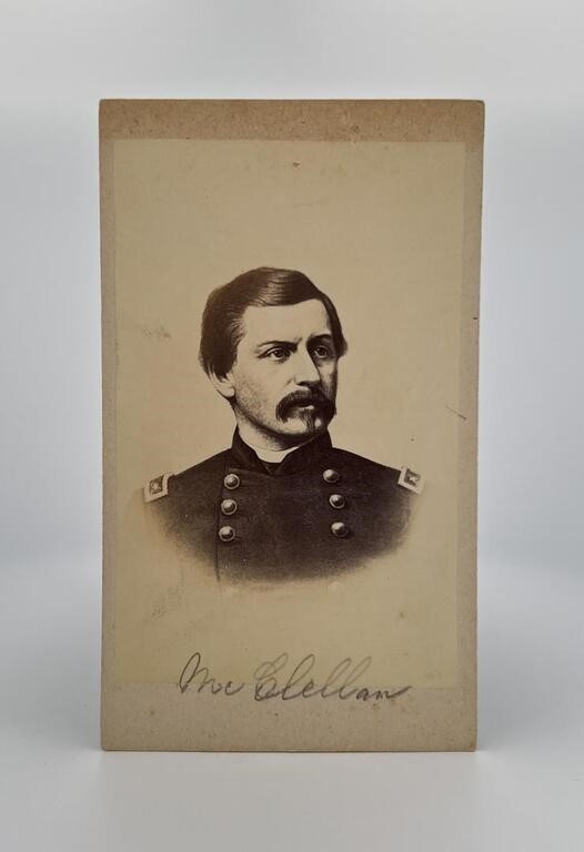 Georges William Thornley | Major General George McClellan Civil War CDV ...