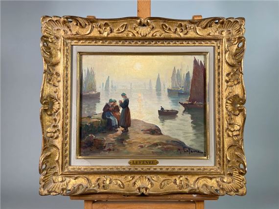 Marie Lefèvre | Women on the port | MutualArt