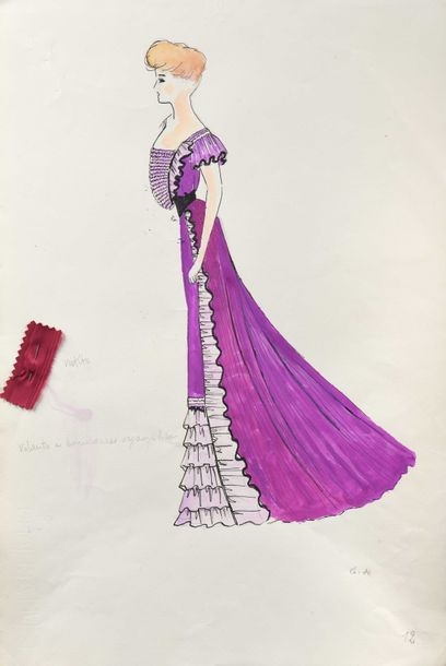 Yuri Pavlovitch Annenkov | ANNENKOV (1889-1974) Three costume designs ...