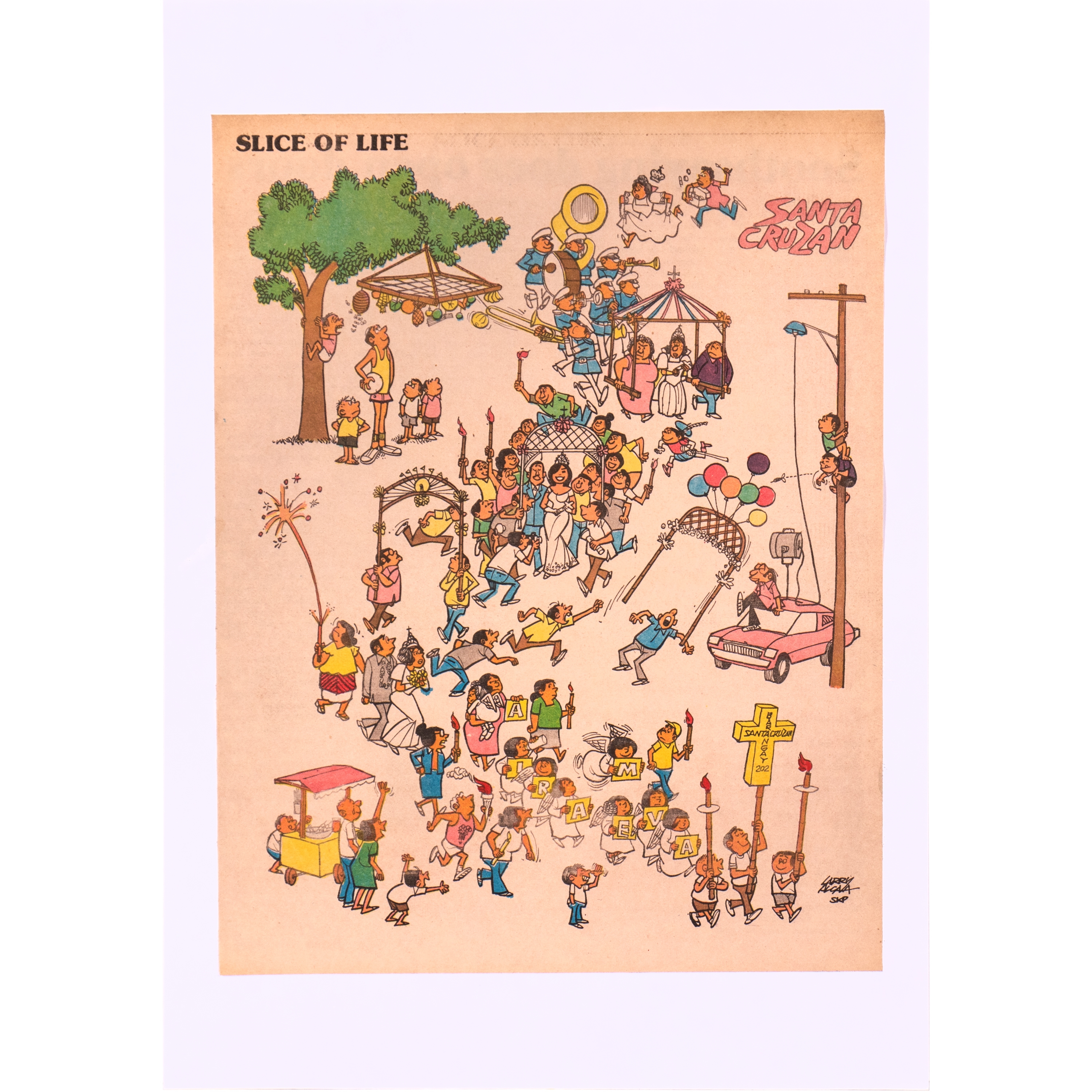 Larry Alcala | Santa Cruzan (A Slice of Life by Larry Alcala) (1980 ...