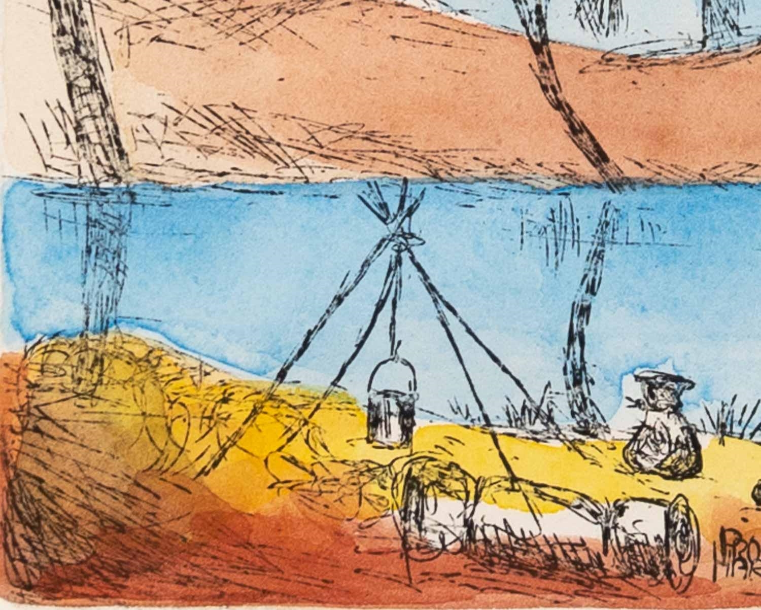 Kevin Charles Hart | The Swagmans Camp | MutualArt