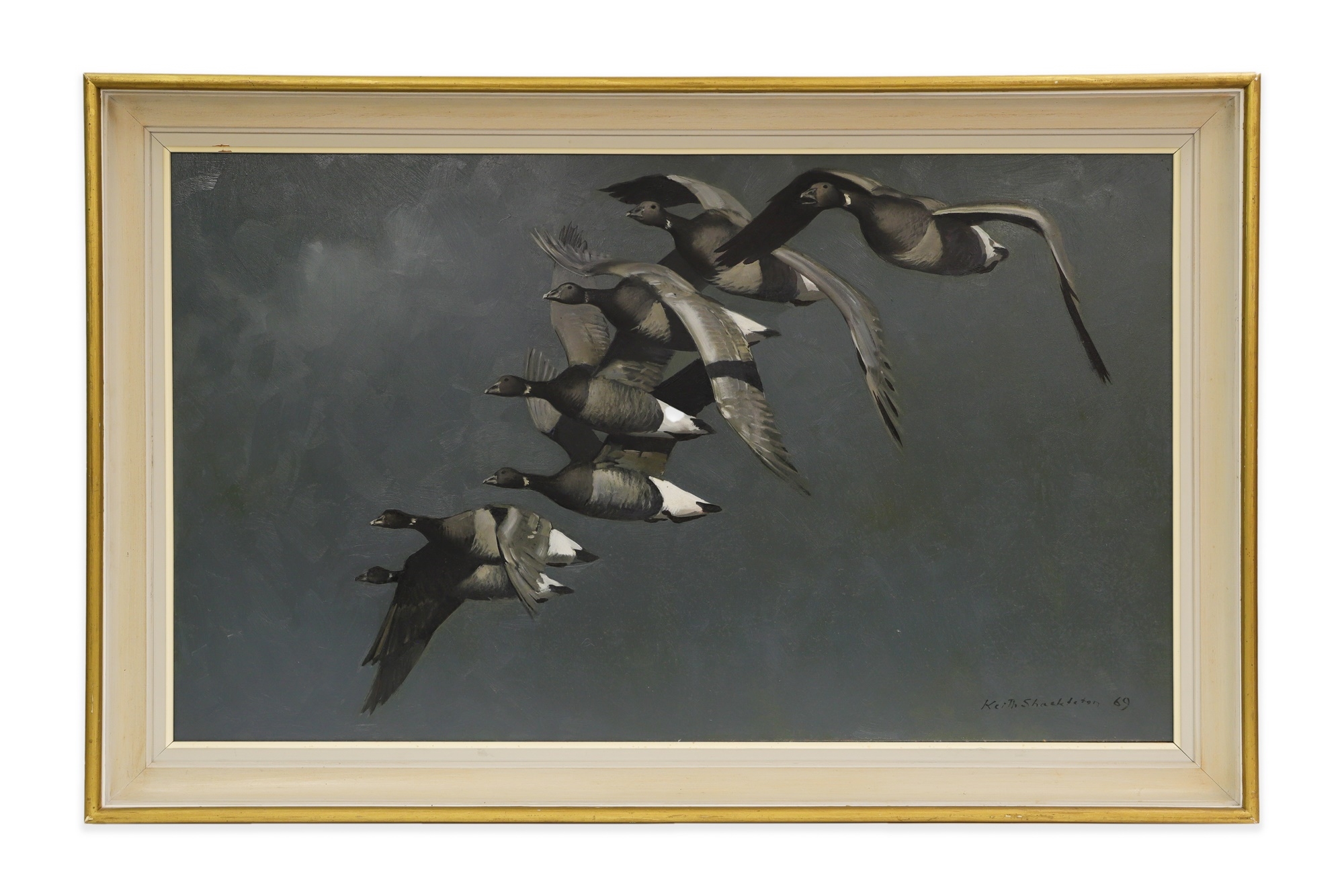 Keith Shackleton | Brent Geese in Flight | MutualArt