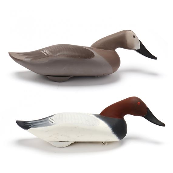 Harry R. Jobes | Pair of Canvasback Decoys (1981) | MutualArt