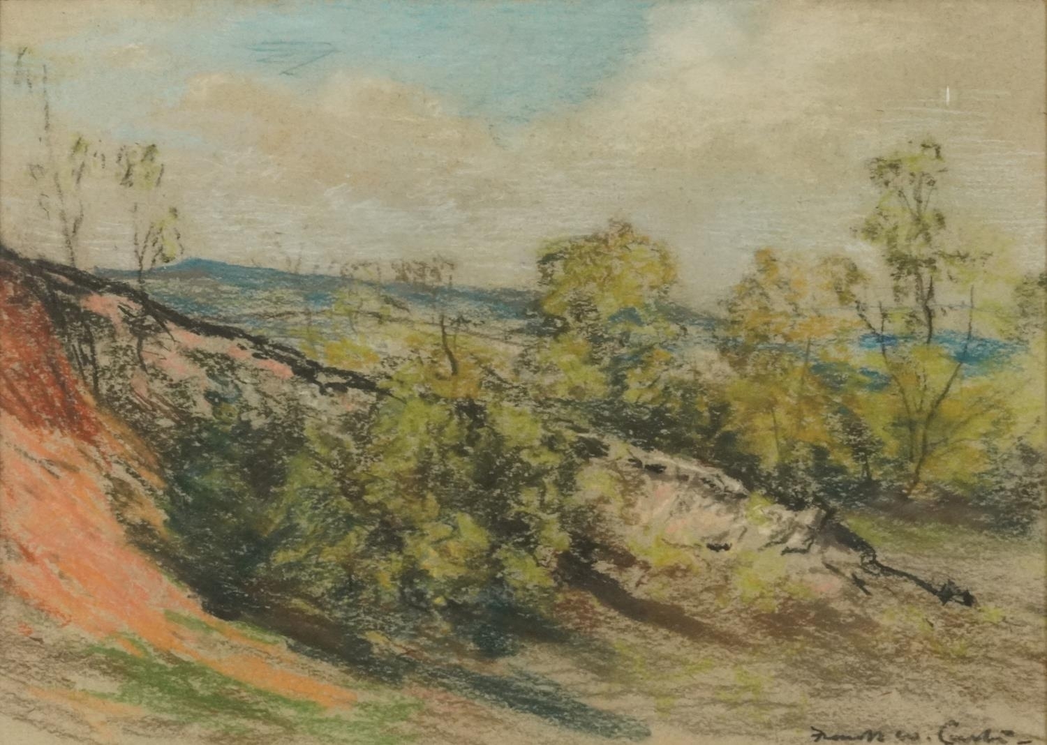 Frank William Carter | Rural landscape with trees | MutualArt