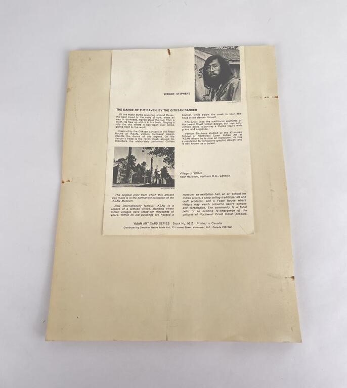 Vernon Stephens | Vernon Stephens Haida Indian Print | MutualArt