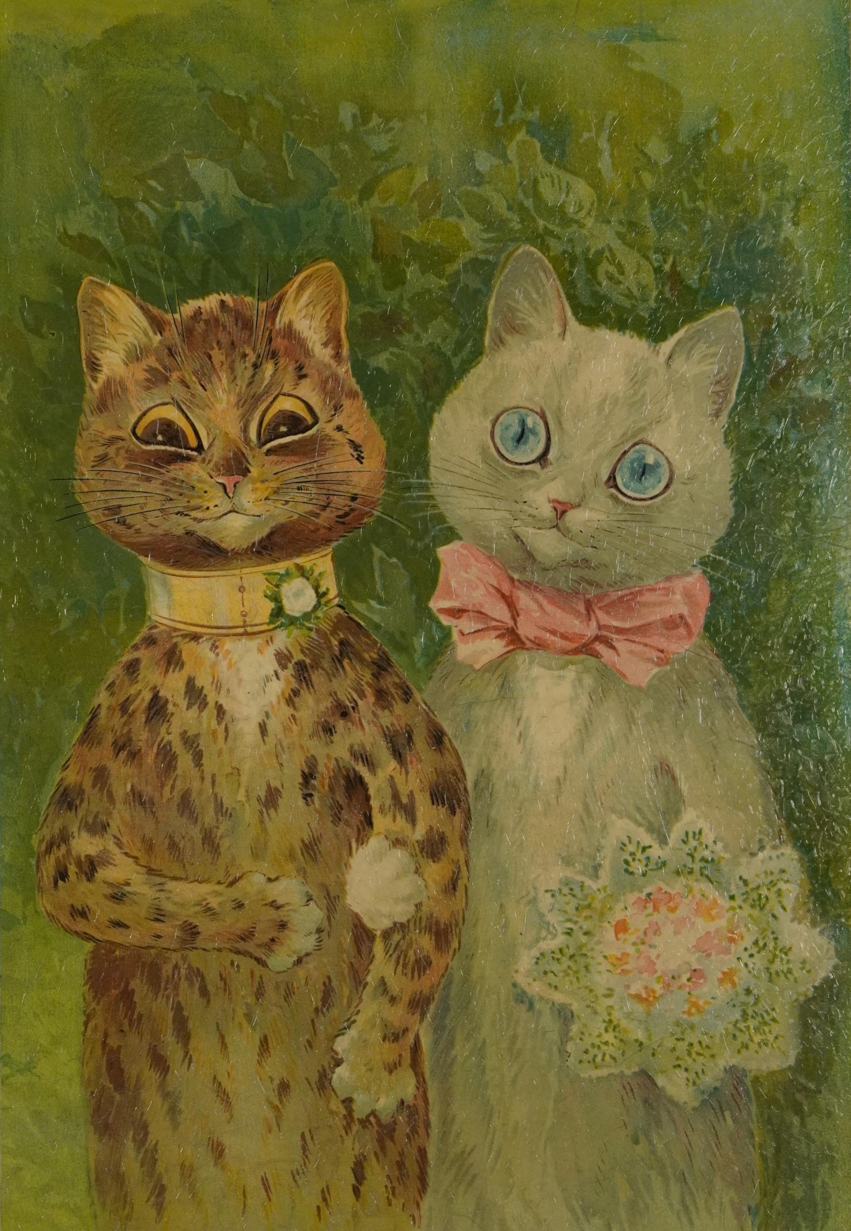 Louis Wain | A Happy Pair | MutualArt