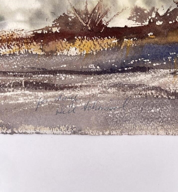 Bill Schmidt | Bill Schmidt Watercolor Painting | MutualArt