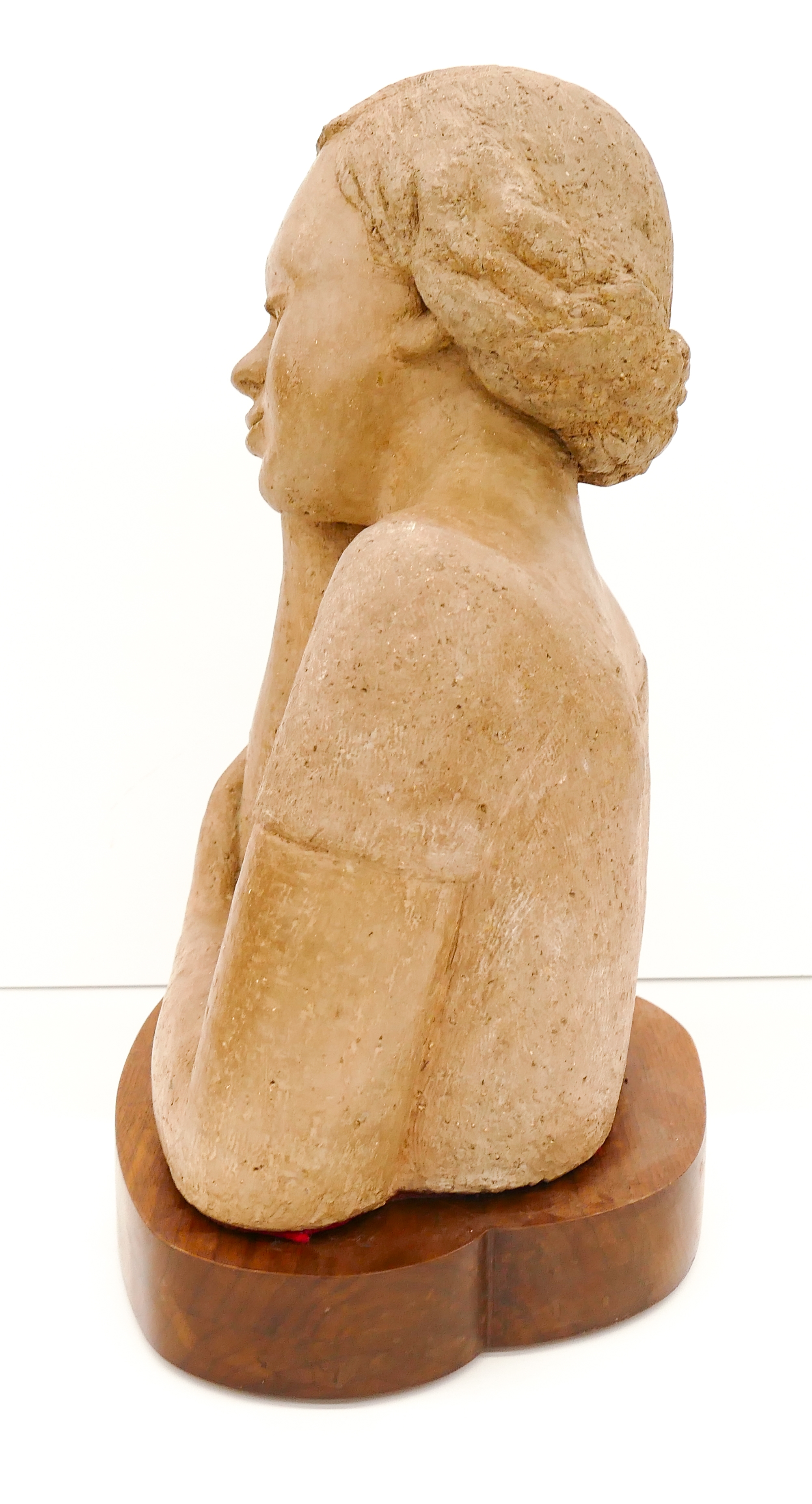 Ebba Rapp | Ebba Rapp Stoneware ''Self Portrait'' Sculpture on Base 15 ...