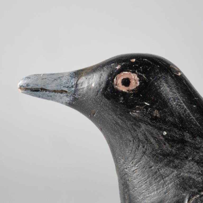 Wilfrid Richard | A life size crow carved by renowned folk artist ...