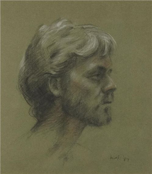 David Lloyd | Head and shoulders portrait of a bearded gentleman (1987 ...