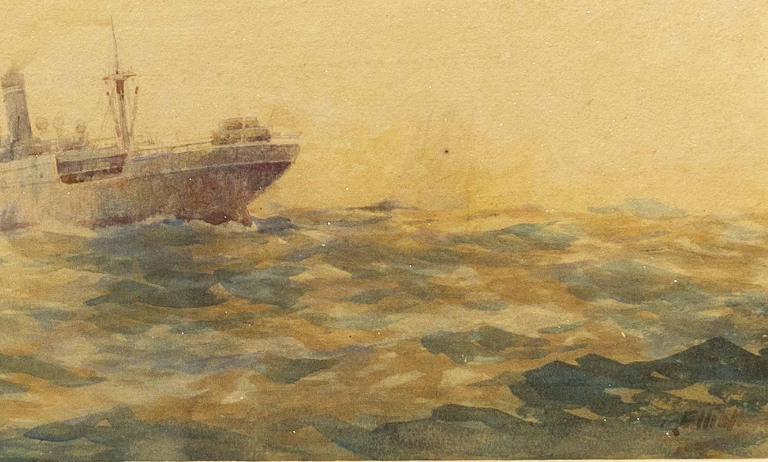 Frederick James Elliot | Of AUSN Cargo Ship Passes Through Port Jackson ...