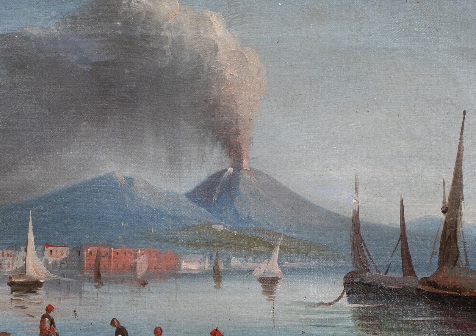Neapolitan School, 19th Century | MOUNT VESUVIUS FROM THE BAY OF NAPLES ...
