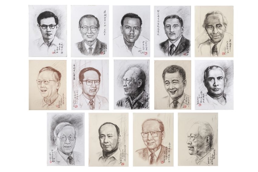 Boon Ong | 14 PORTRAITS OF SINGAPORE STATESMEN | MutualArt