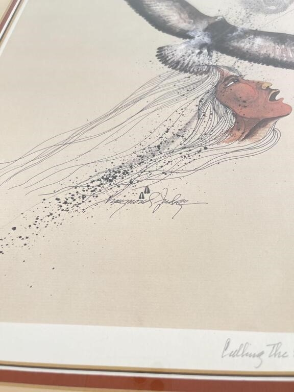 Raymond Judge | Raymond Judge Calling The Eagle Print | MutualArt