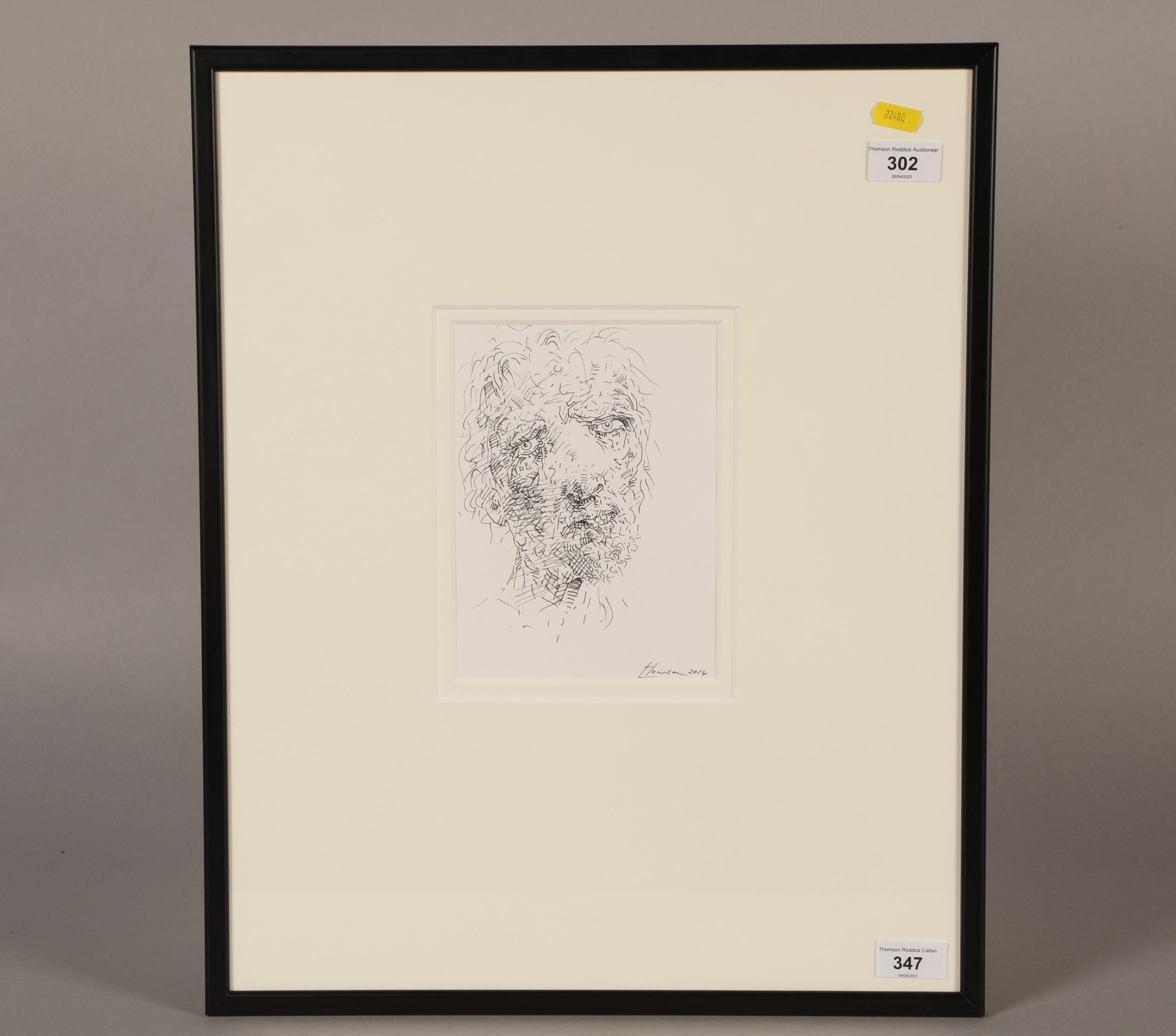 Peter Howson Obe | Self portrait | MutualArt