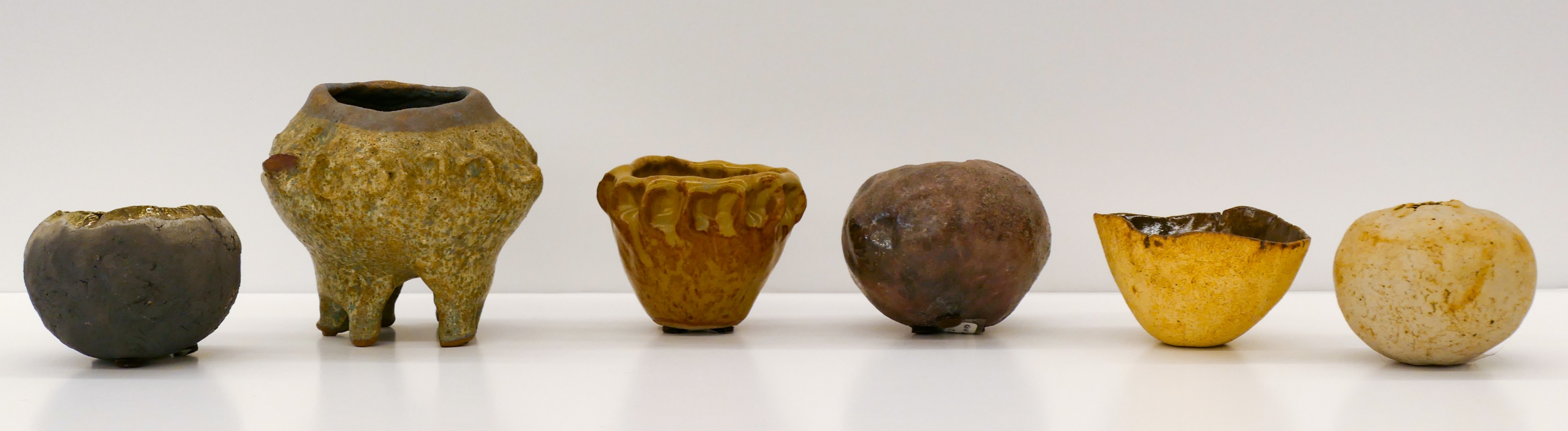 Ken Shores | Box 6pc Ken Shores Sculptural Pottery Small Vessels ...