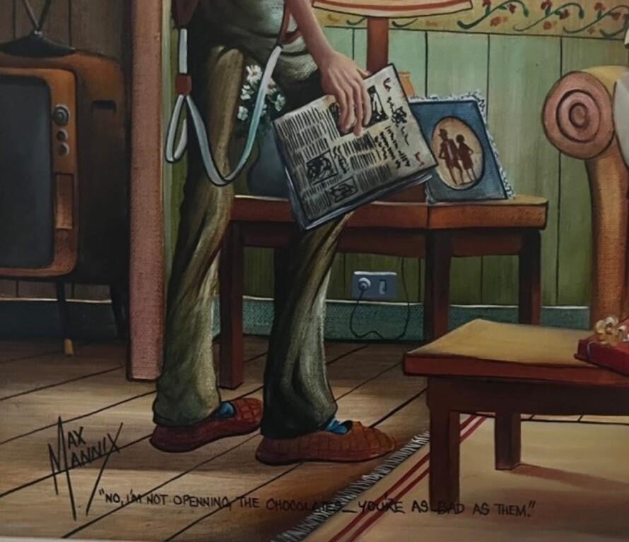 Max Mannix | Max Mannix (1939-) Interior scene | MutualArt