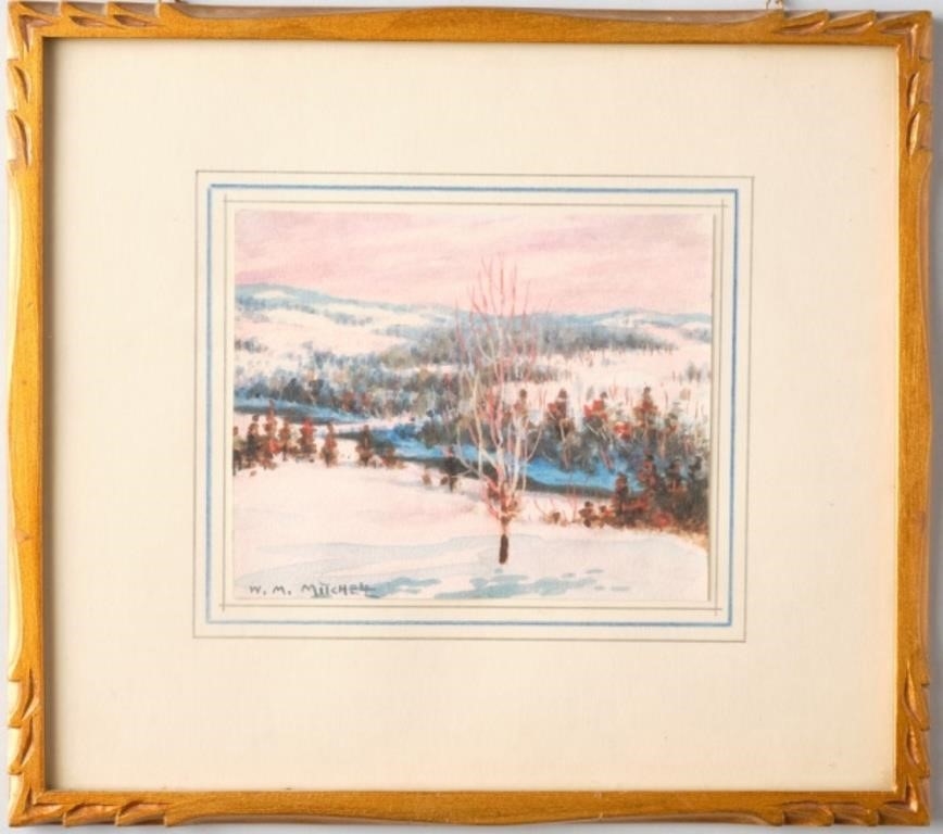 Willard Morse Mitchell | Mountains Shawled in Snow, Laurentians near ...