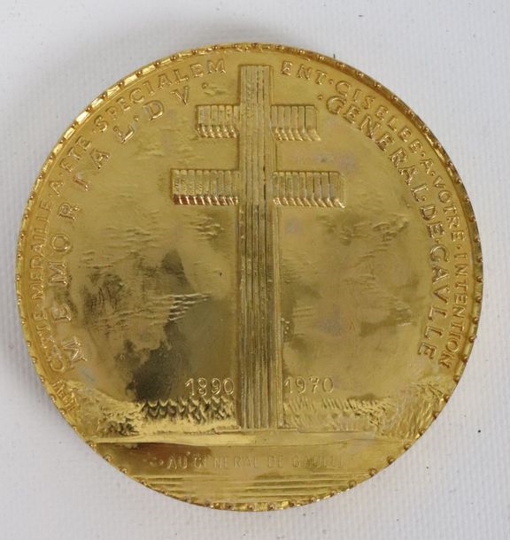 Albert de Jaeger | Coffret comprenant une médaille commémorative ...