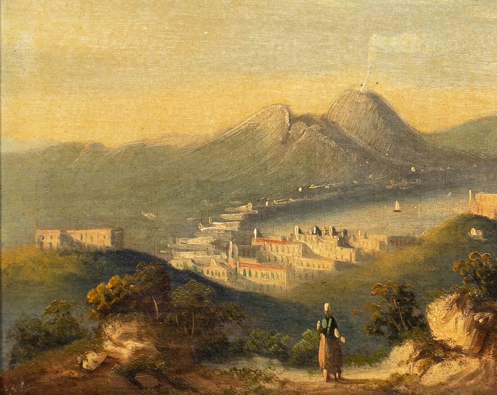 Neapolitan School, 19th Century | NEAPOLITAN SCHOOL THE BAY OF NAPLES ...