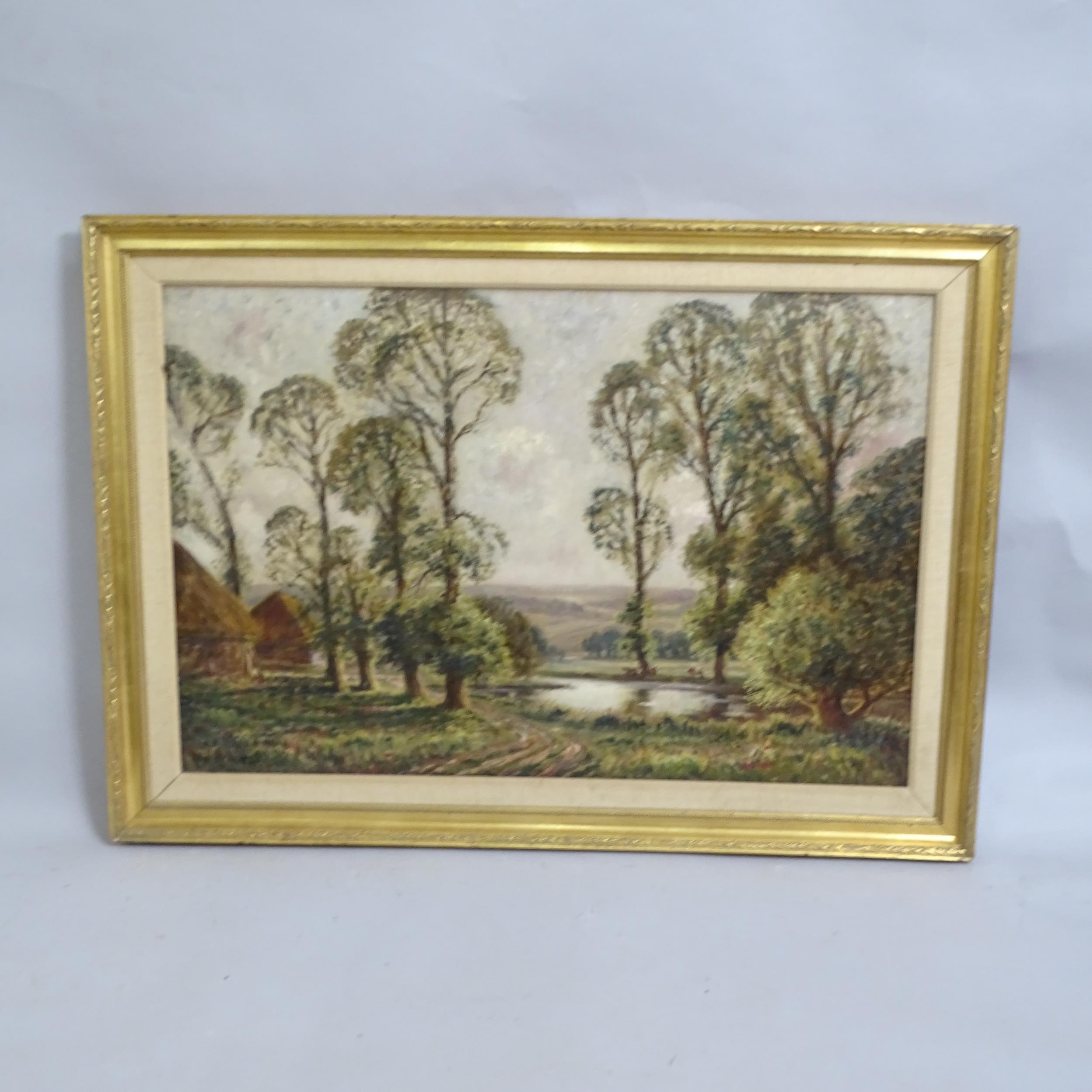 Edwin Harris | extensive farm landscape | MutualArt