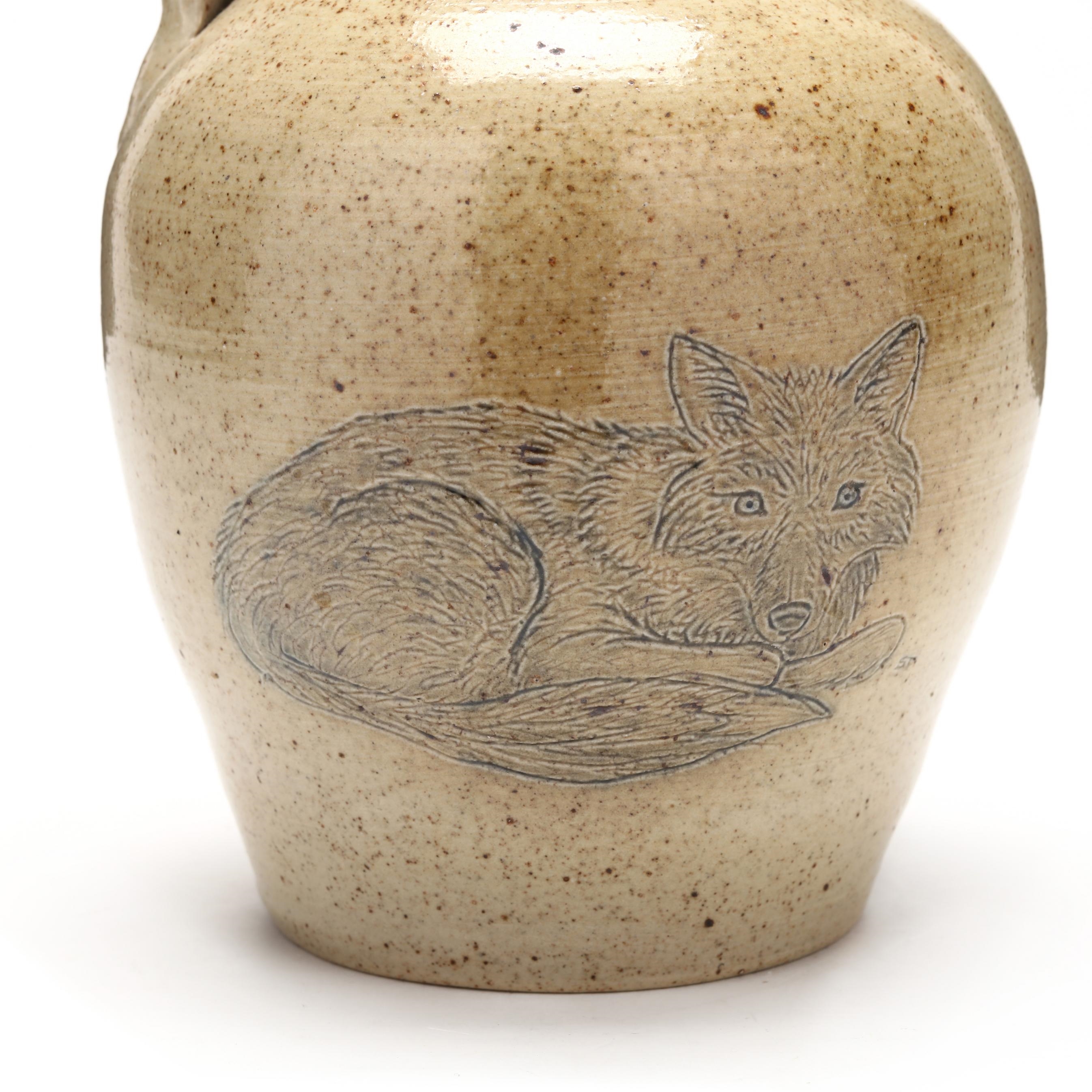 Charles Boyd Craven | Fox Decorated Jug | MutualArt