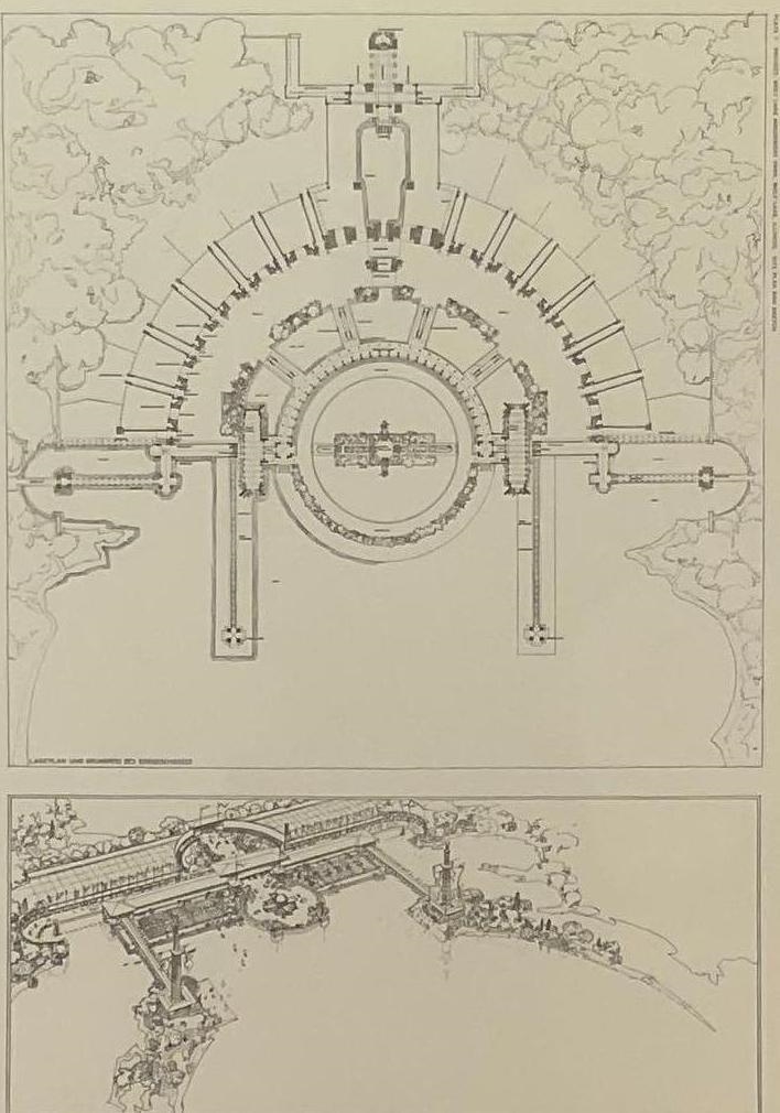 Frank Lloyd Wright | architectural rendering | MutualArt
