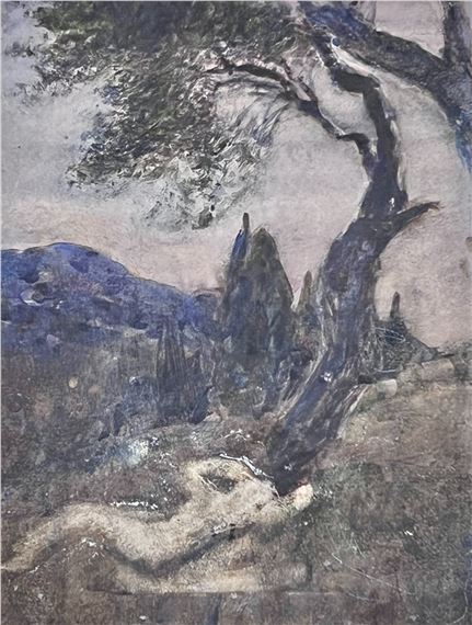 Henry Simpson | Nude beneath a tree | MutualArt