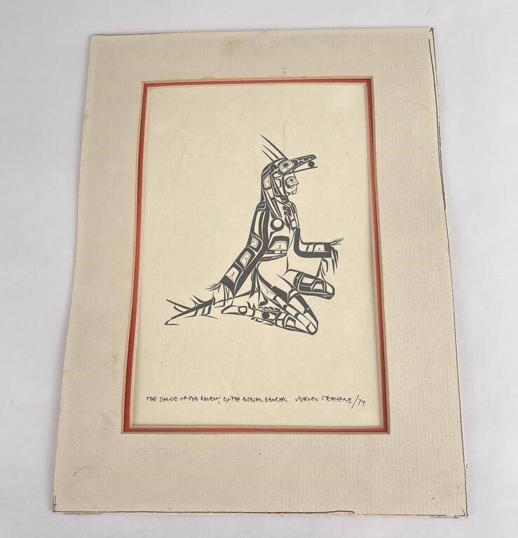 Vernon Stephens | Vernon Stephens Haida Indian Print | MutualArt