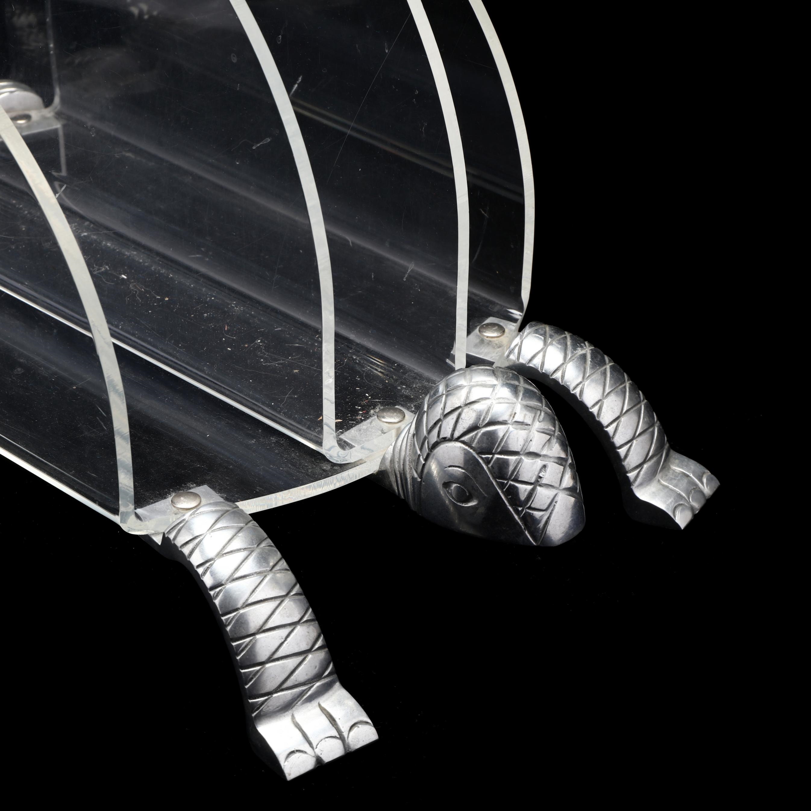 Arthur Court | Turtle Form Magazine Stand (Circa 1970) | MutualArt