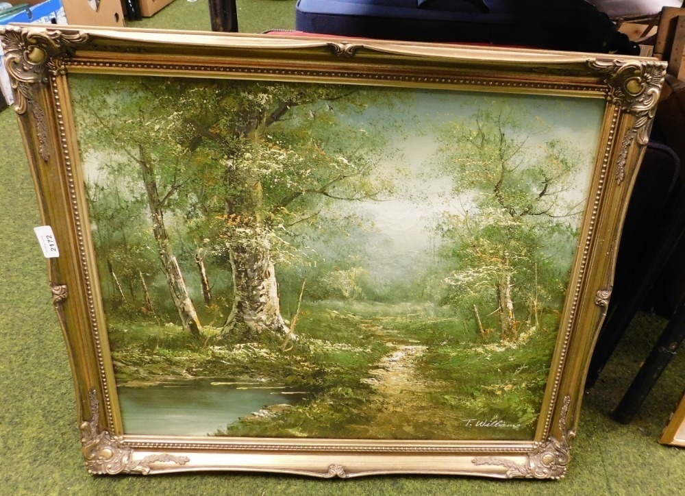 T. Williams | Woodland scene | MutualArt
