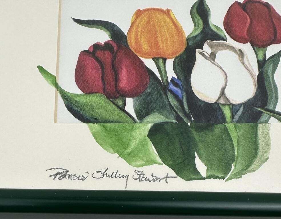 Patricia Stewart | Patricia Shilling Stewart Tulip Painting | MutualArt