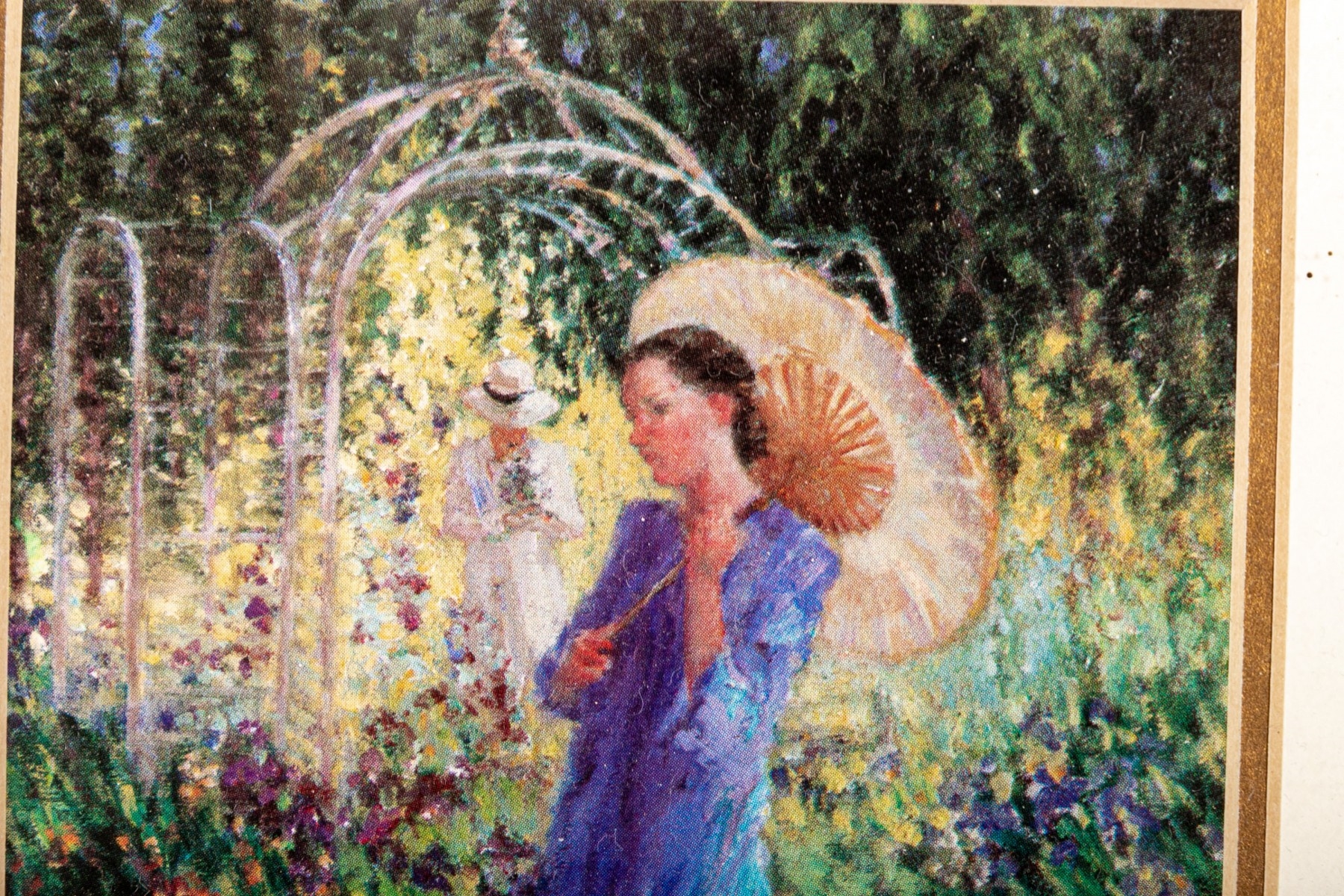 Myra Tinsley | B. 1936) Depicting Ladies In Gardens | MutualArt