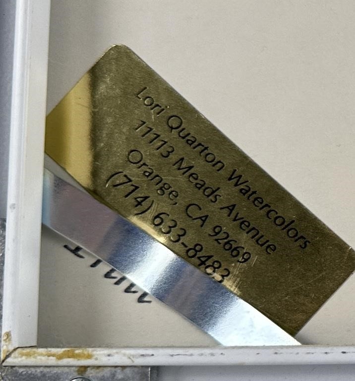 Lori Quarton | Lori Quarton Watercolor Painting Iris | MutualArt