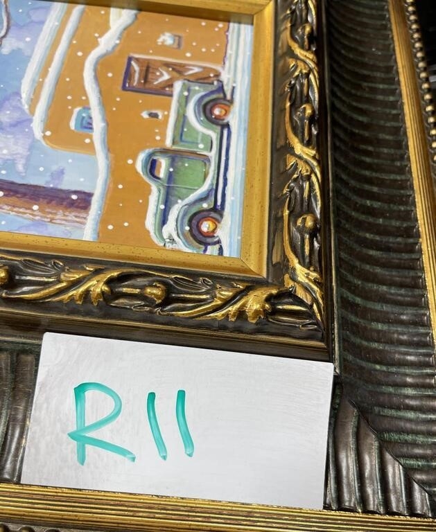 Robert LaDuke | Robert LaDuke Oil on Board Painting (Circa 2001 ...