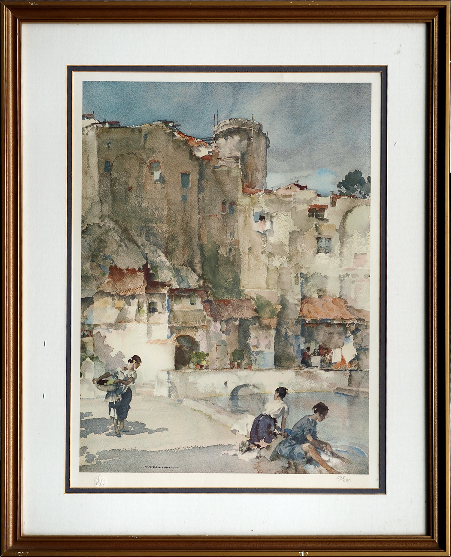 William Russell Flint | Spanish Washing women | MutualArt