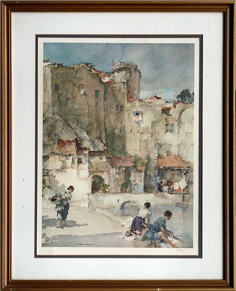 William Russell Flint | Spanish Washing women | MutualArt