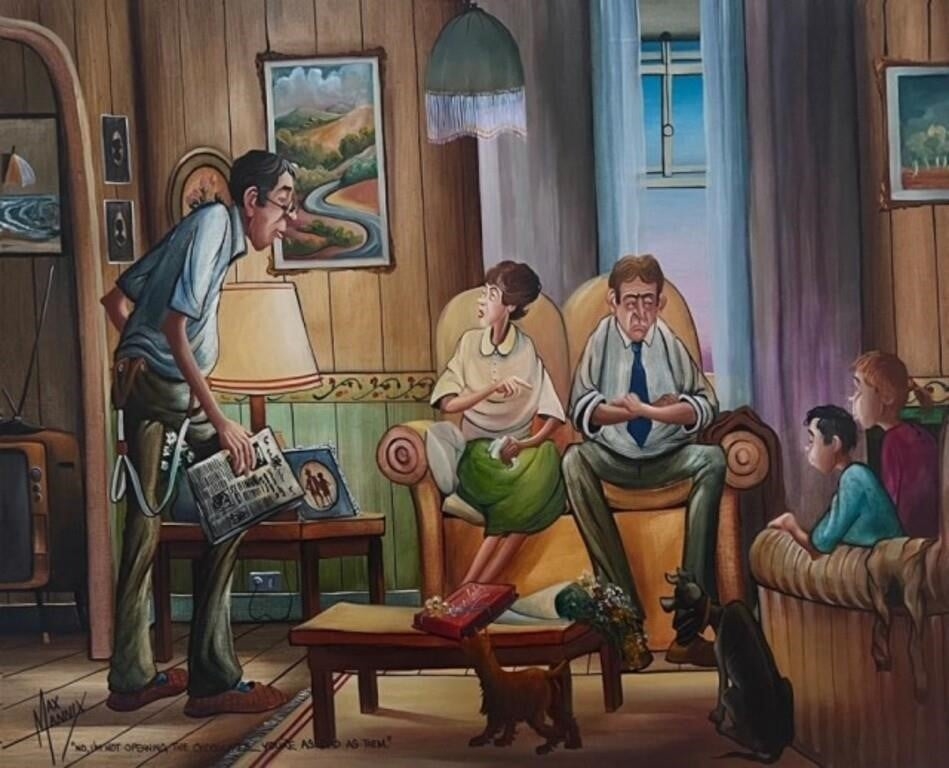 Max Mannix | Max Mannix (1939-) Interior scene | MutualArt