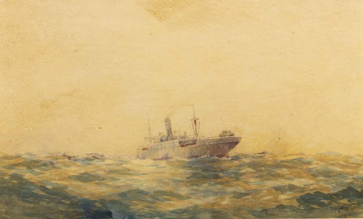 Frederick James Elliot | Of AUSN Cargo Ship Passes Through Port Jackson ...