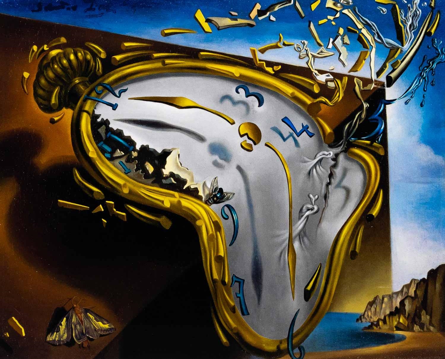 Salvador Dalí | Montre Molle au Moment de sa Premiere Explosion | MutualArt