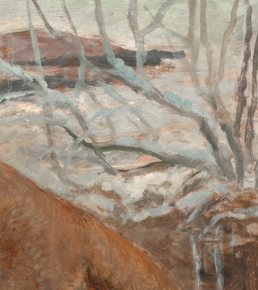 A. H. Berens | THE WINTER FOX OIL PAINTING (Mid 20th Century) | MutualArt