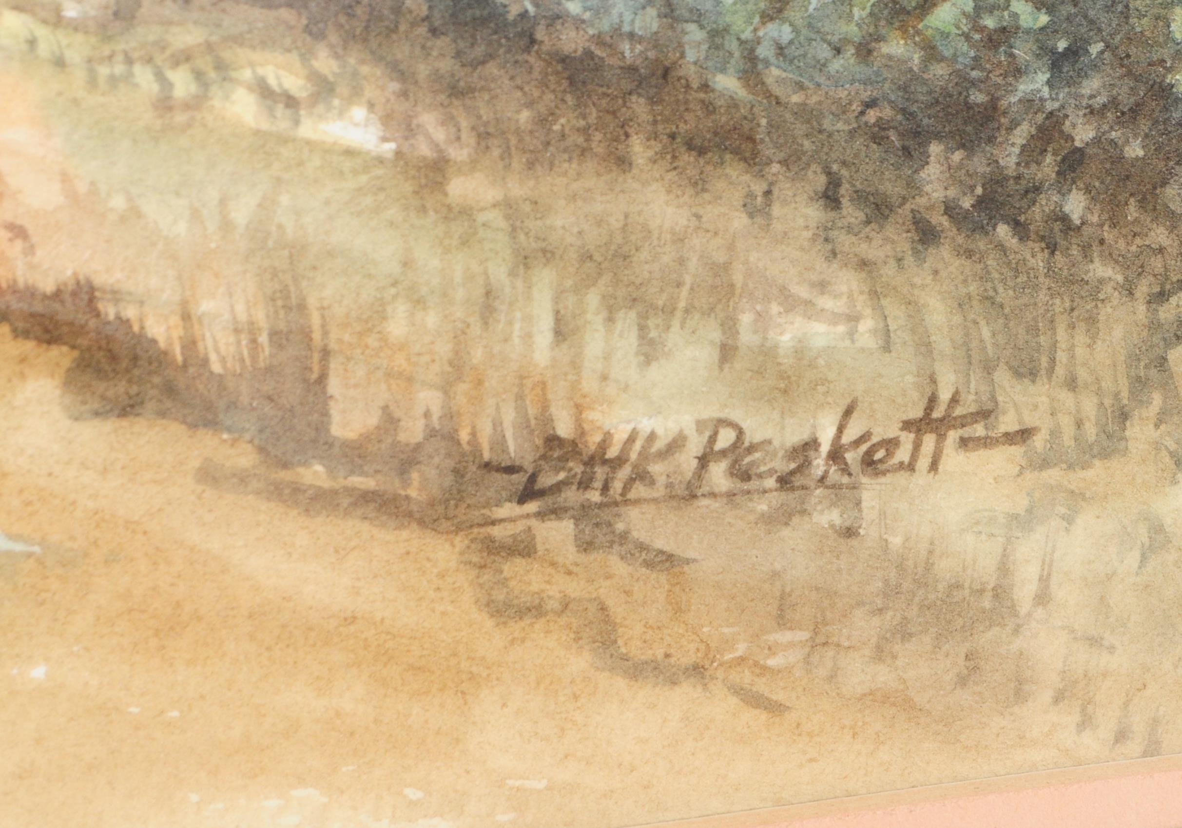 Brian Peskett | An English school watercolour painting of a country ...