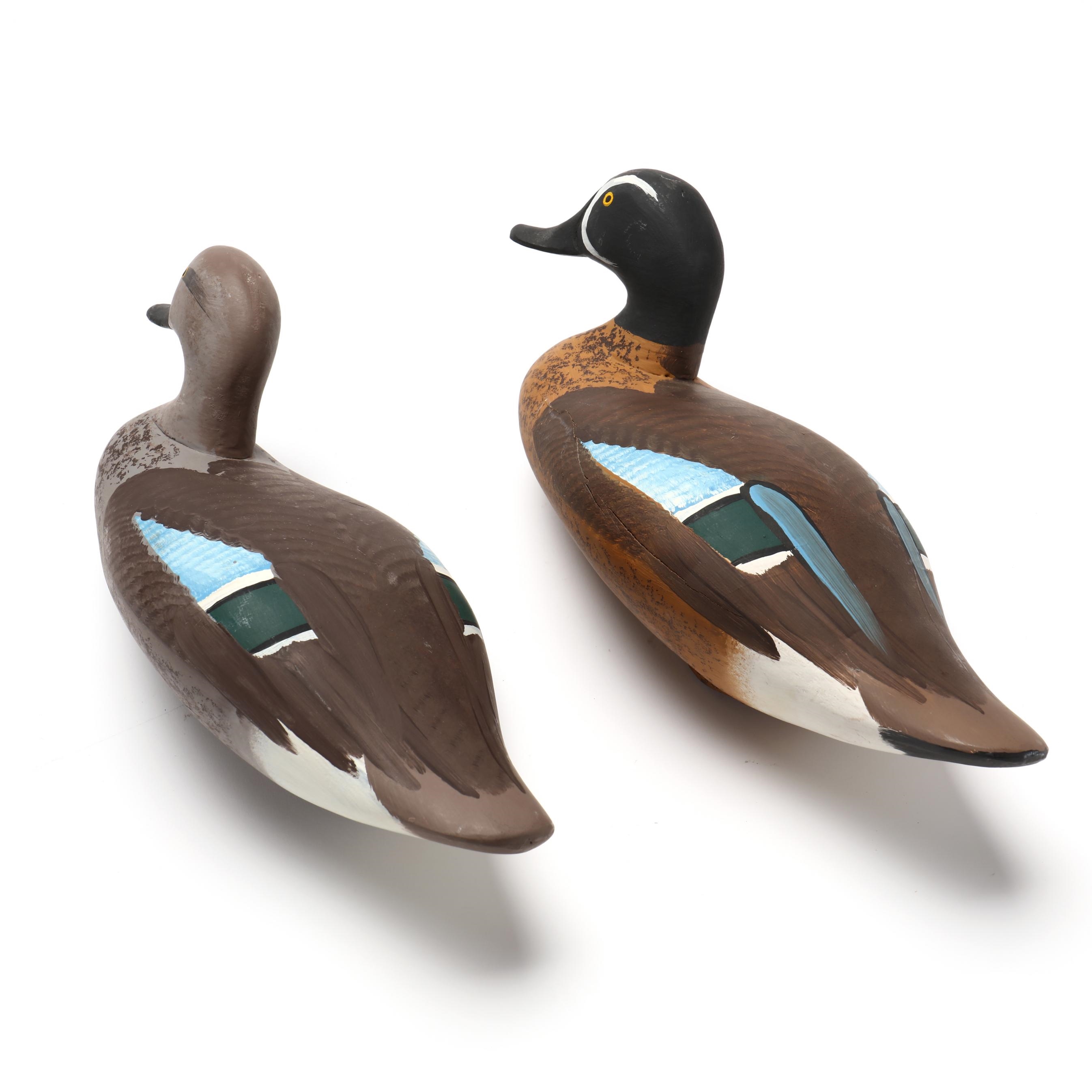 Harry R. Jobes | Pair of Blue Winged Teal Decoys (1981) | MutualArt