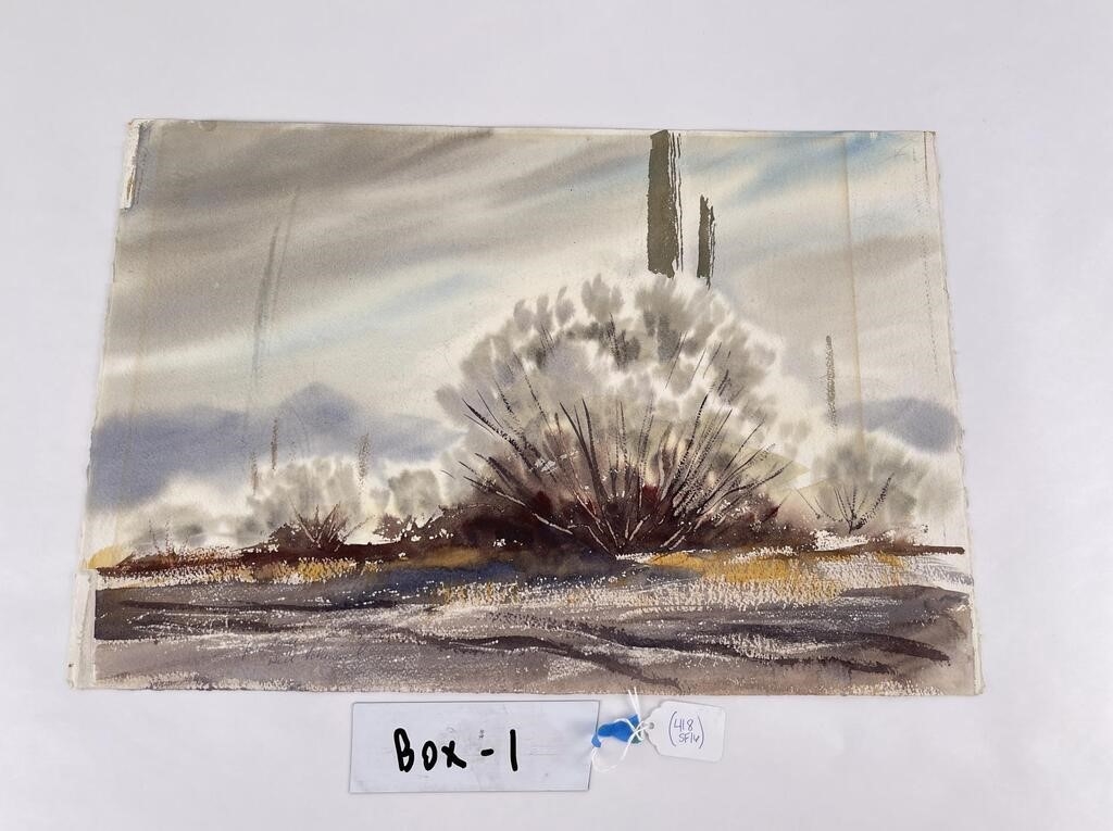 Bill Schmidt | Bill Schmidt Watercolor Painting | MutualArt