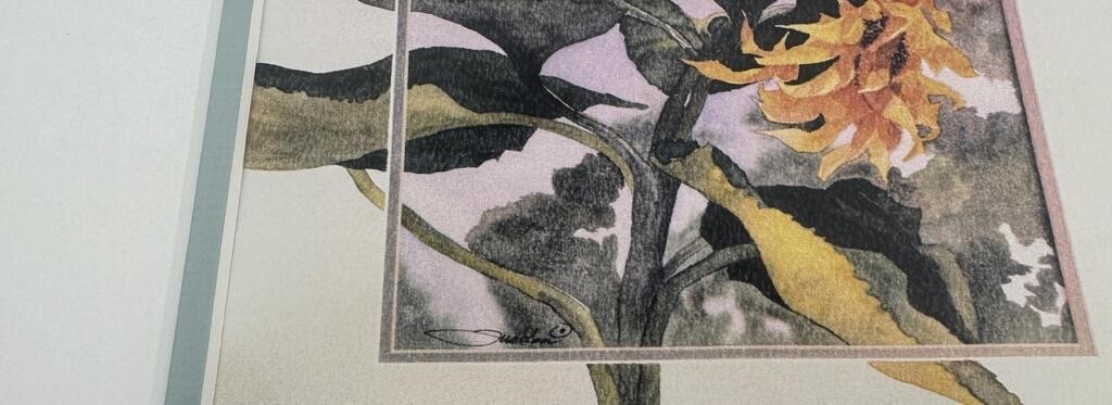 Lori Quarton | Lori Quarton Watercolor Painting Sunflower | MutualArt