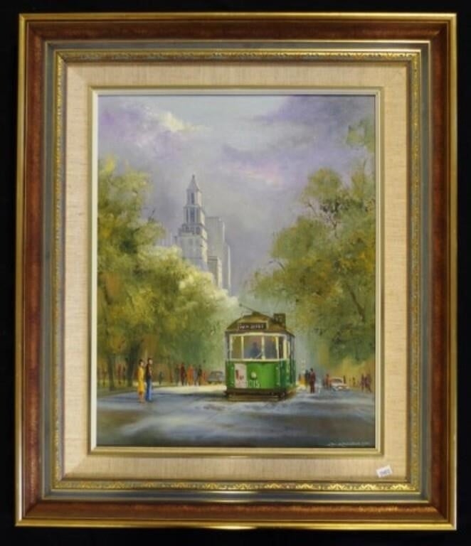 Rod Rowland | Rod Rowland, (1939 -) City Tram | MutualArt