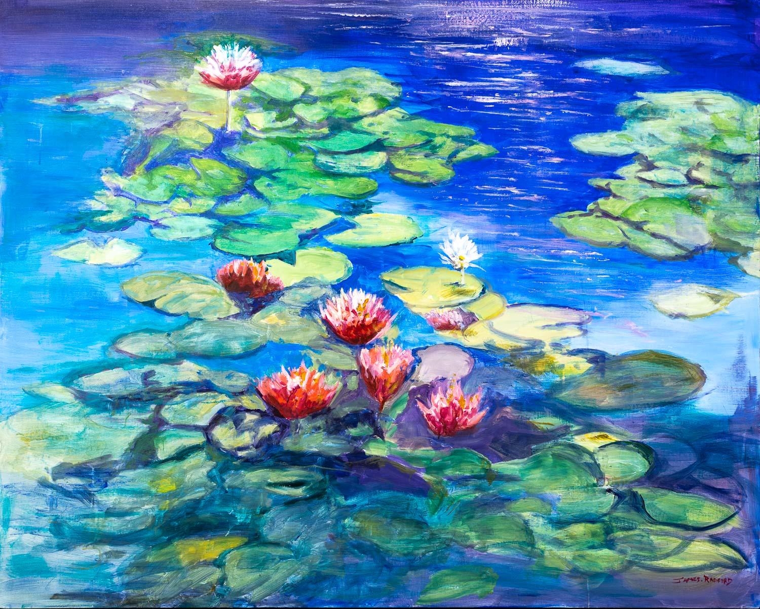 James Radford | The Lily Pond (2022) | MutualArt