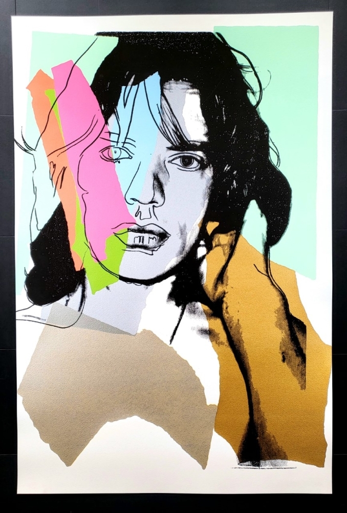 Andy Warhol | ANDY WARHOL - Mick Jagger 1975 - FS.II.140- SILKSCREEN ...