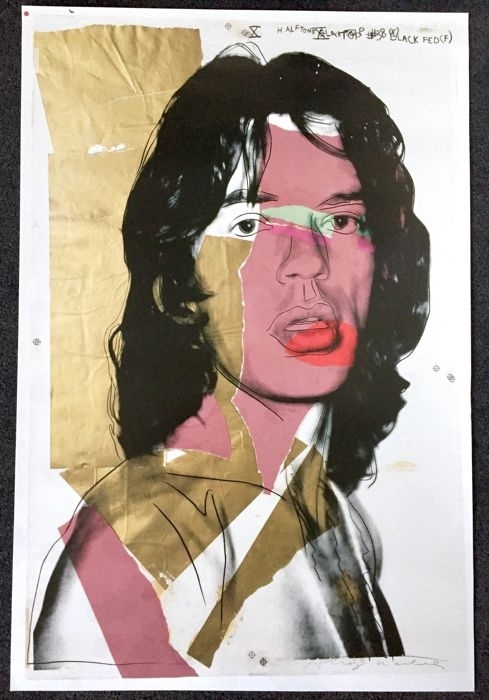 Andy Warhol | Mick Jagger 1975 (2010) | MutualArt